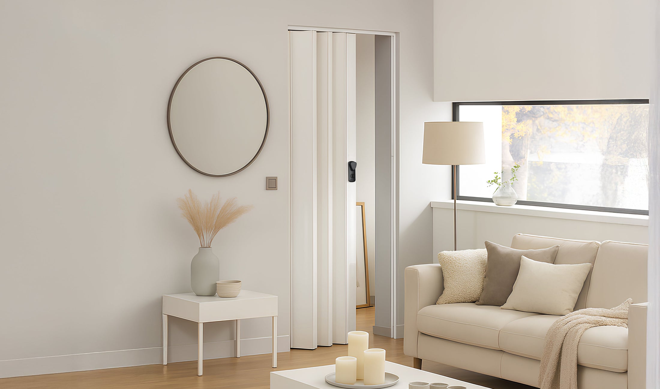 Porte accordéon en PVC pour intérieur - Grosfillex